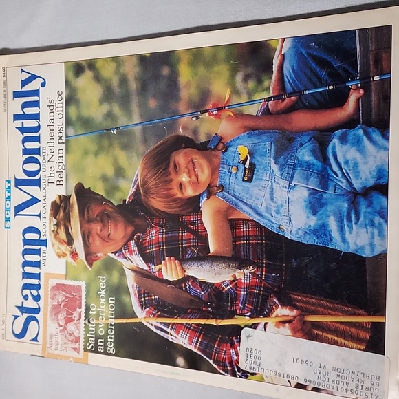 Scott Stamp Monthly | Accents | Vintage 986 Stamp Monthly Magazine With ...